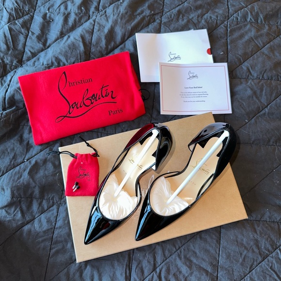 Christian Louboutin | Shoes | Christian Louboutin Iriza Black Pumps ...